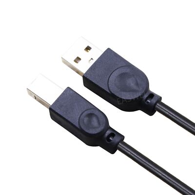 BLK USB Data Sync Cable Cord For HP LaserJet Pro M402dn A4 Mono Laser ...