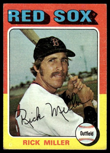 1975 Topps Rick Miller #103 Boston Red Sox Baseball Card | eBay