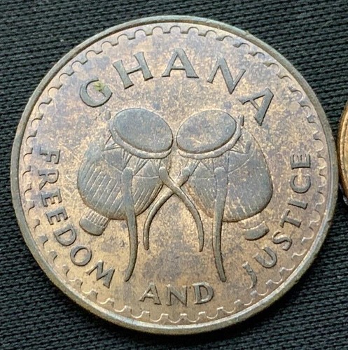 1967 Ghana 1 Pesewa Coin XF AU #N168 | eBay