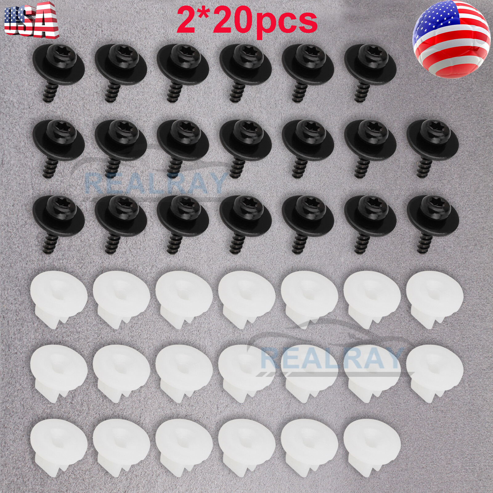 20x Drive Screw for Ford Escape Under Engine Shield Air Dam Deflector ...