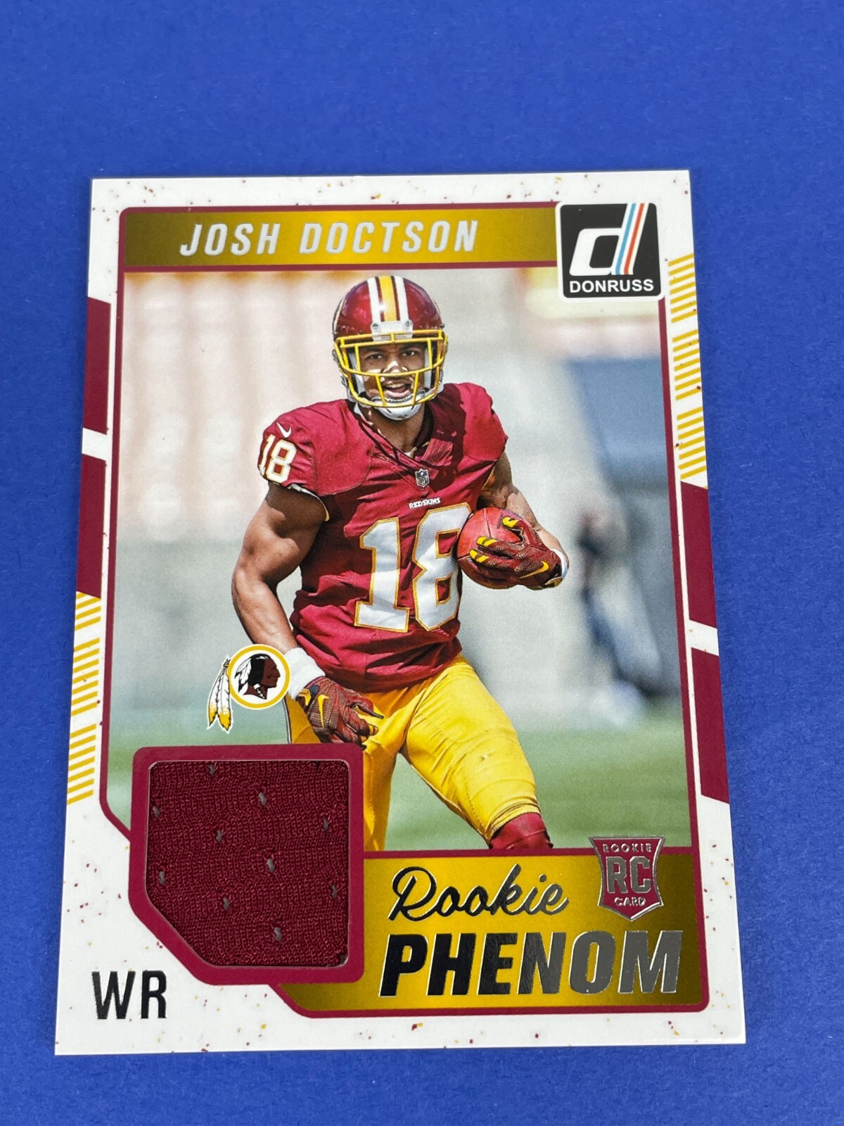 2016 Donruss Rookie Phenom Josh Doctson RC Patch Relic Redskins | eBay