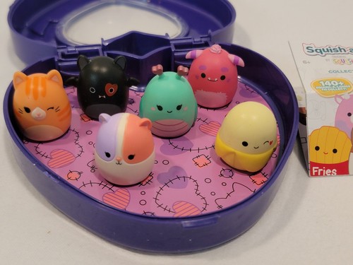 Squish-a-Longs LOT of 6 With Purple Heart Case by Squishmallows ...