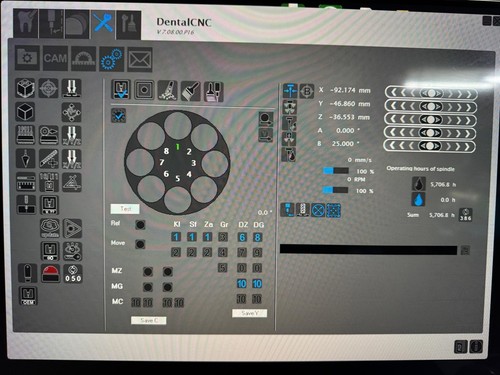 VHF S2 5-Axis Dental Milling Machine Germany CAD/CAM Refurbis- ±0.003mm ...