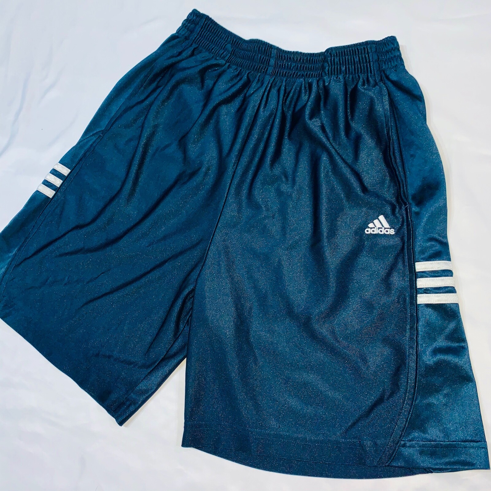 Vintage Rare Adidas Basic 3 Stripe Dazzle Basketball … - Gem