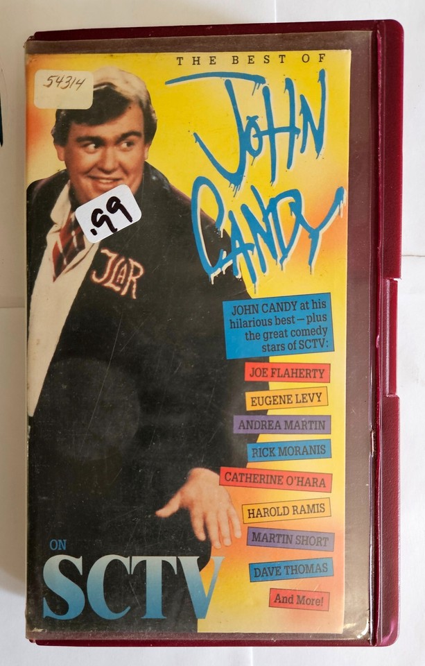 VHS The Best Of John Candy On SCTV 1992 Eugene Levy Catherine O'Hara ...