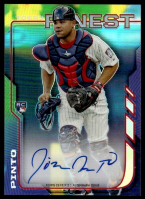 2014 Finest Rookie Autographs Josmil Pinto Rookie Auto Minnesota Twins ...