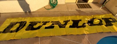 Dunlop HUGE Flag Banner Autocross Dirtbike Racing Banner 240X48 in | eBay