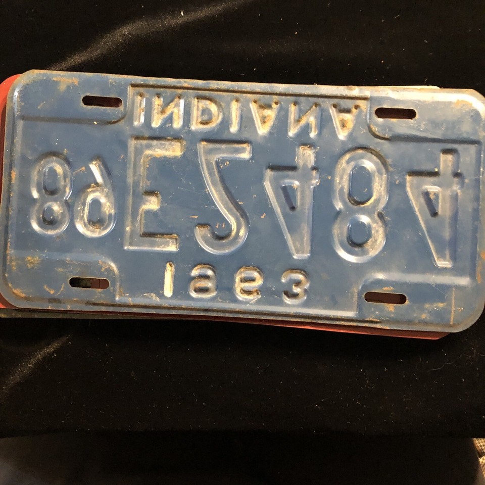 Vintage 1963 Indiana License Plate | eBay