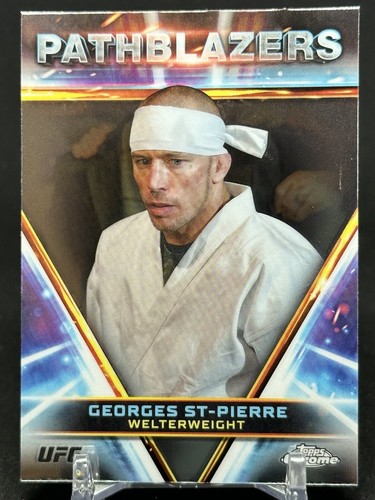 Georges St-Pierre GSP 2024 Topps Chrome UFC #PTH-3 Pathblazers | eBay