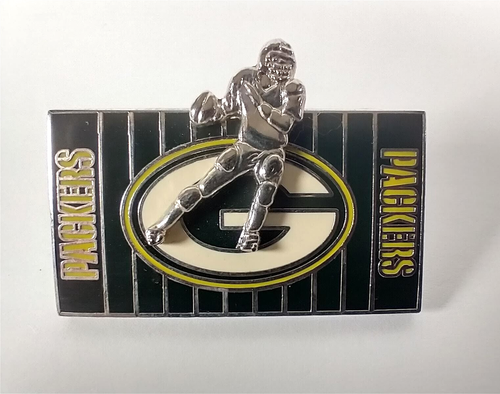 Quarterback Pass Action Lambeau Field Green Bay Packers Hat Lapel Pin ...