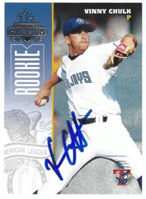 Vinny Chulk 2003 Donruss Champions #274 IP autograph signed card | eBay