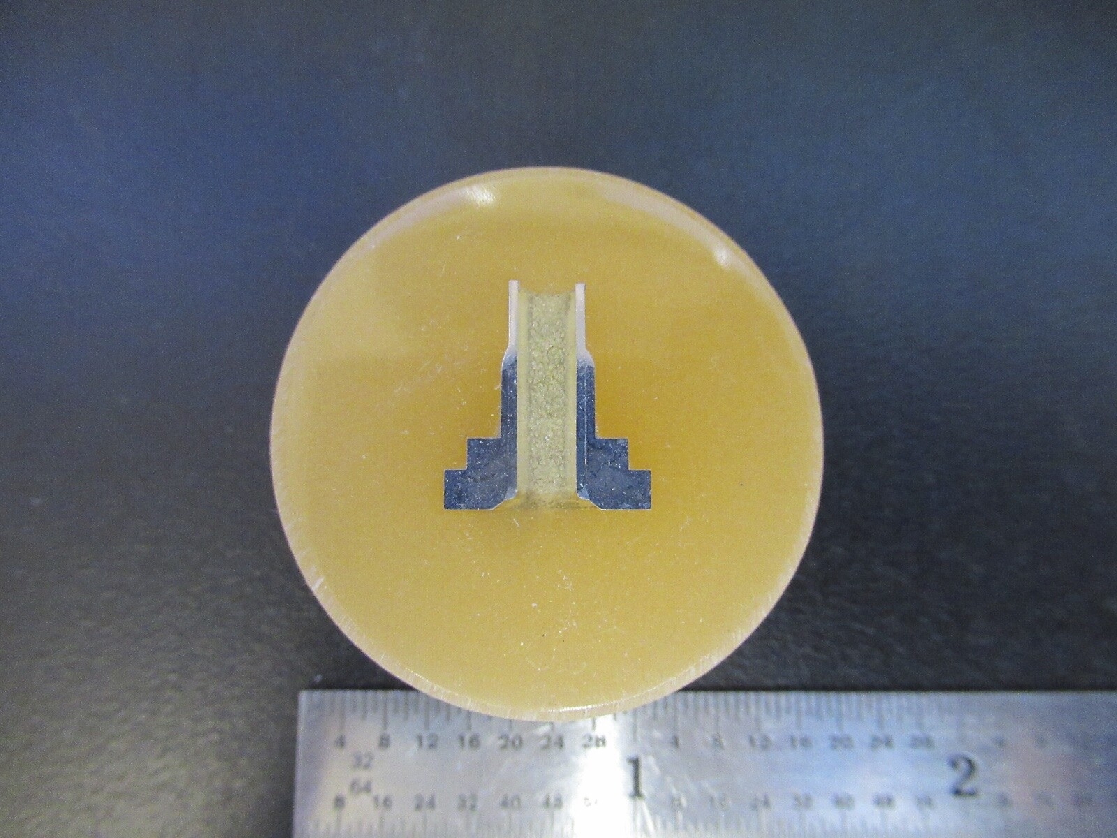 METALLOGRAPHIC SPECIMEN WELDING SAMPLE EDUCATIONAL STUDY AS PICTURED ...