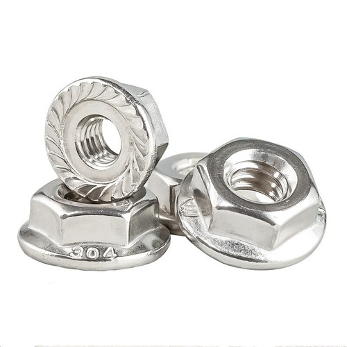 M6-M12 Fine Thread 304 Stainless Steel Hexagon Serrated Lock Spinlock ...