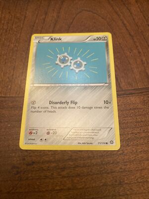 POKEMON Trading Card BAsic Klink HP50 Disorderly Flip 71/114 | eBay