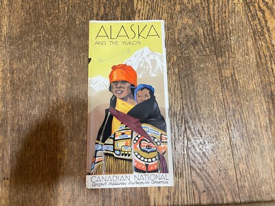 Canadian National Railway Railroad Brochure - Alaska & the Yukon 1929 ...