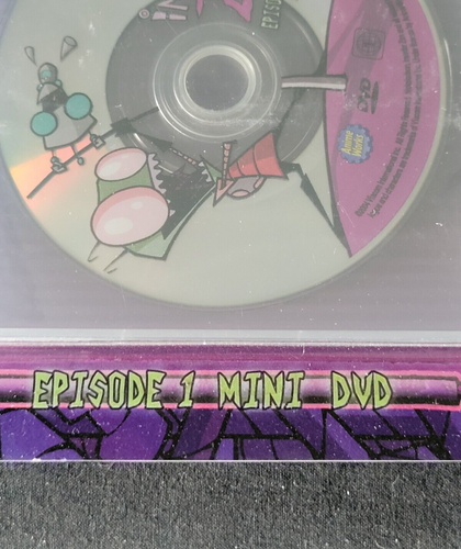 Invader Zim: Episode 1 Mini DVD Disc - New- Very RARE OOP Collectible ...