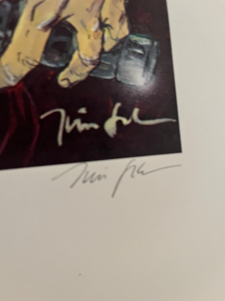 PUNISHER JIM LEE HAND SIGNED FTP MARVEL LITHOGRAPH 17 x 19 LIMITED ...