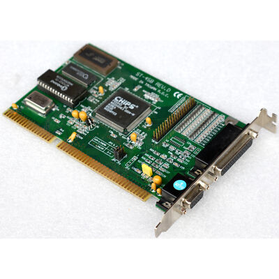 ST-45B Isa Graphic Card With VGA 44 Pole 44POL Industrial F65545 B2 ...