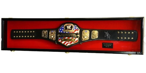 Wrestling Belt Display Case Solid Wood WWE MMA Boxing Championship ...