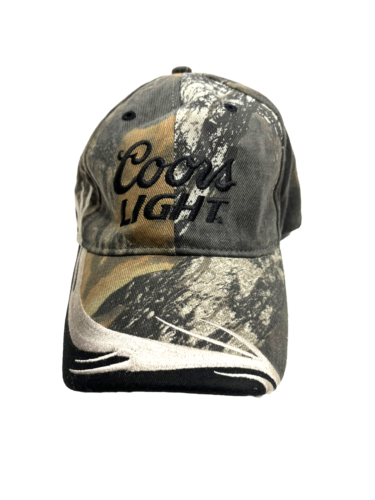 Coors Light Camo Baseball Cap/Hat Camouflage Strapback Paramount ...