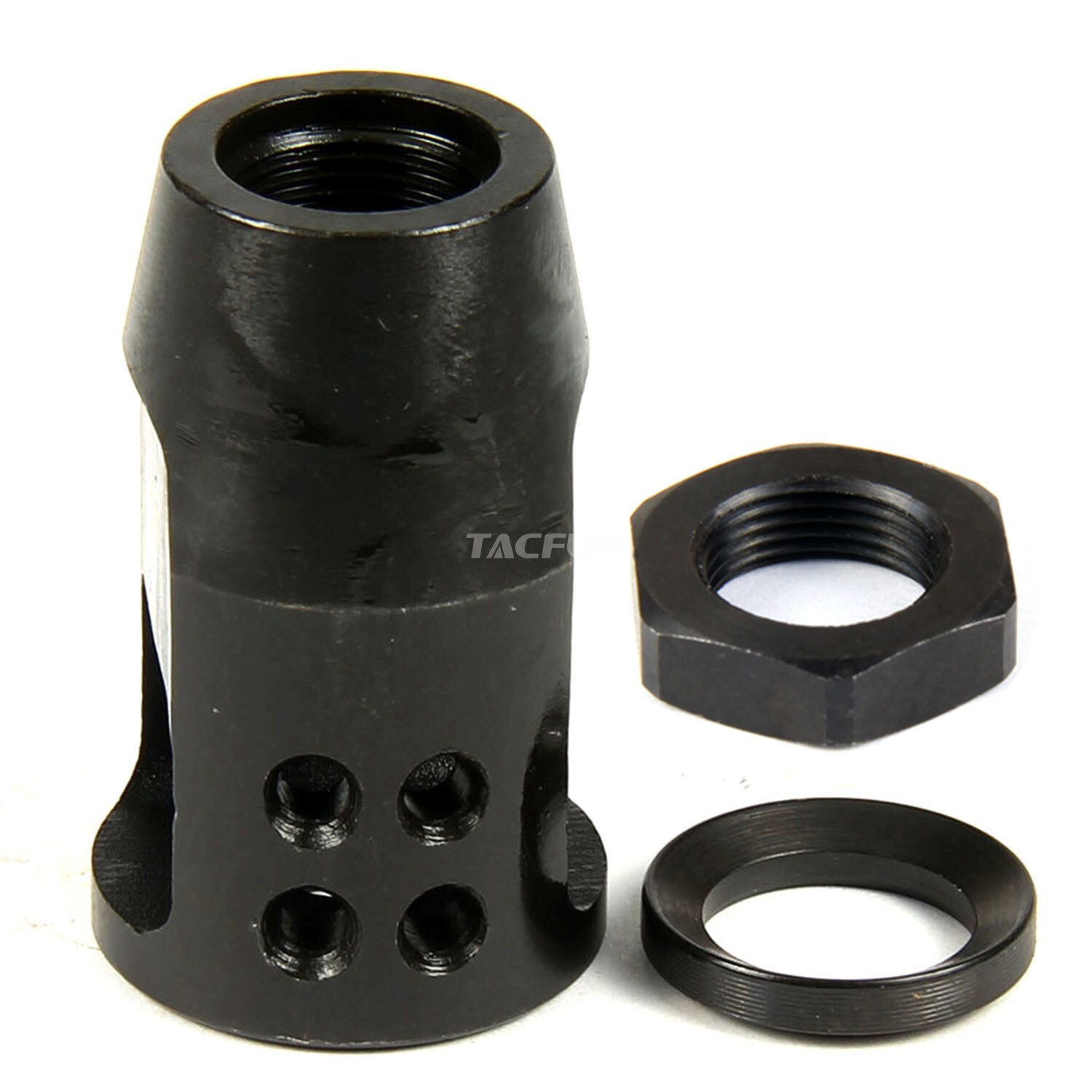 Compact Short Muzzle Brake 1S-P Type 1/2x28 TPI for .223/5.56/22LR | eBay