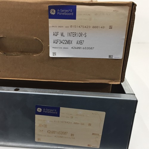 GE Series II Interior AQF3422MBX Box AB43 Cover AF43S + 36 Breakers 208 ...