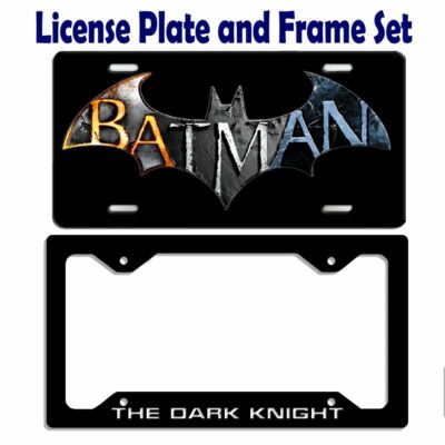 Batman Dark Knight License Plate Frame Mini Bike Motorcycle Car Grey ...