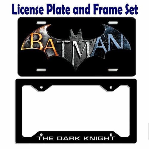 Batman Dark Knight License Plate Frame Mini Bike Motorcycle Car Grey ...
