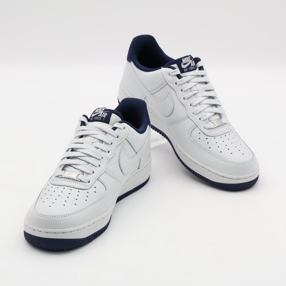 HM9483-001 Nike Air Force 1 Low '07 LV8 White Navy (Men's) | eBay