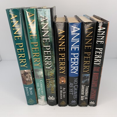 Lot 7 Anne Perry Novels Mixed Series William Monk World War I Thomas ...