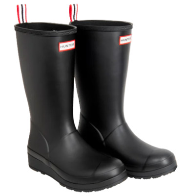 HUNTER PLAY TALL Women's Waterproof Rain Boots Black Size 9 NEW | eBay