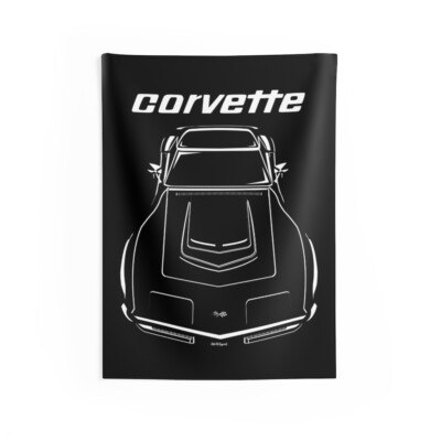 Chevrolet Corvette C3 - Wall Tapestry - Corvette Garage Wall Decor | eBay
