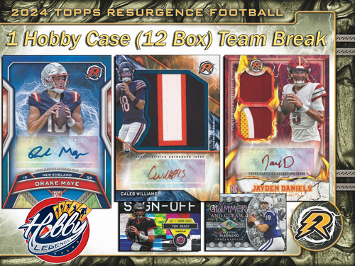 SEATTLE SEAHAWKS 2024 Topps RESURGENCE FOOTBALL 1 Case (12 Box) Team ...