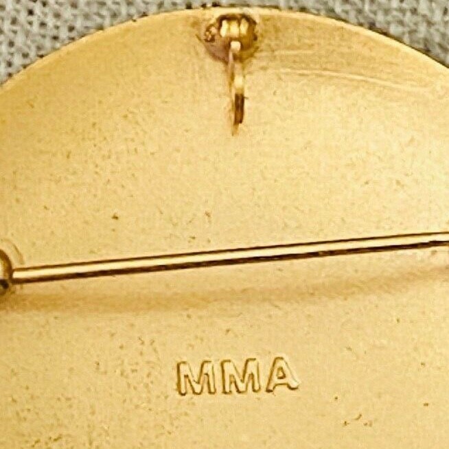 RARE Vintage Enamel MMA Metropolitan Museum of Art BR… - Gem