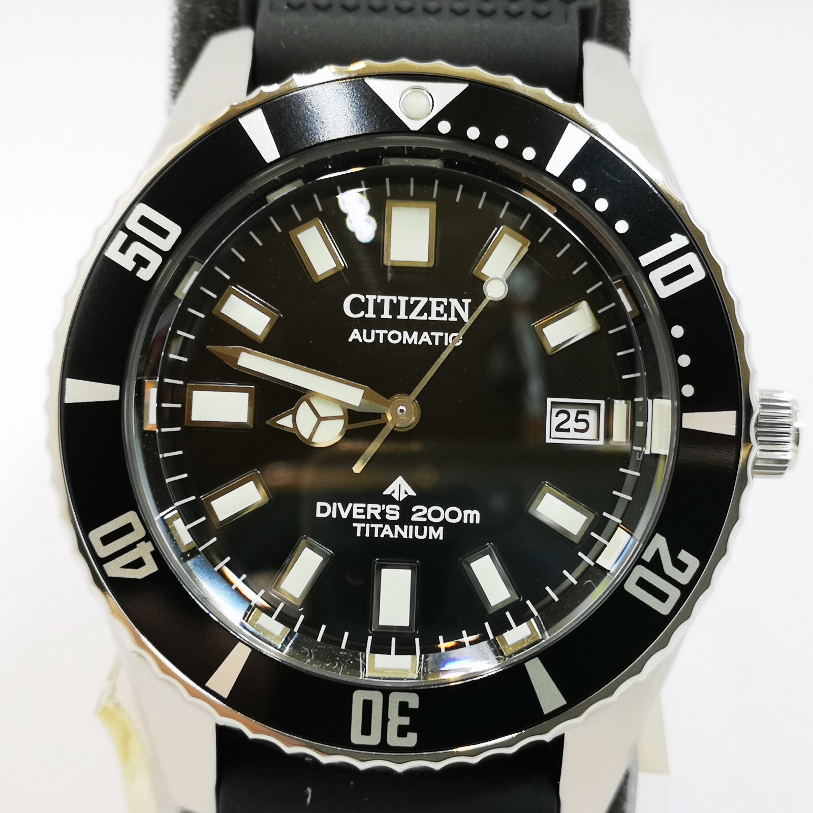CITIZEN PROMASTER Marine NB6021-17E Black Titanium Men's Watch New in ...
