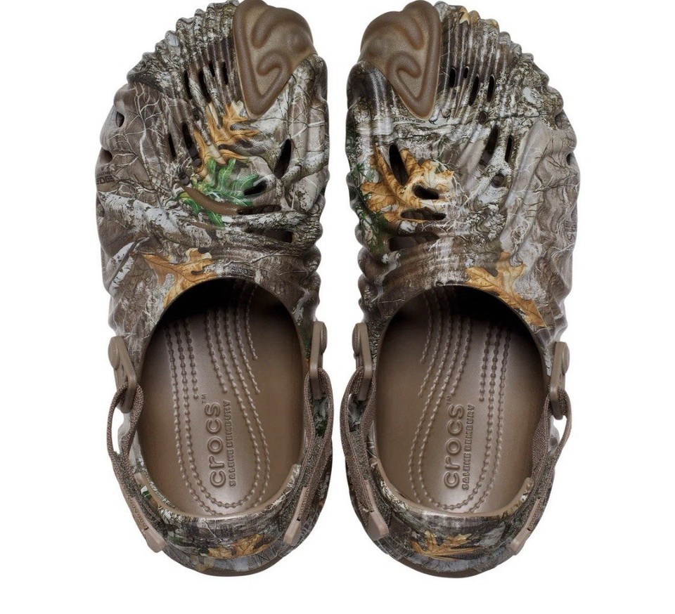 Size 10 Salehe Bembury x Crocs Pollex Clog Real Tree Camo Authentic New | eBay