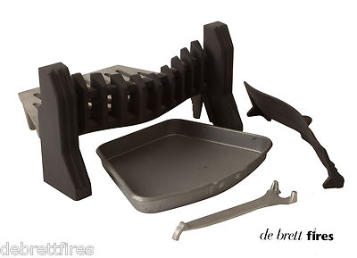 Joyce 16" 40 cm - OPEN FIRE SOLID FUEL KIT GRATE SET COAL WOOD | eBay UK