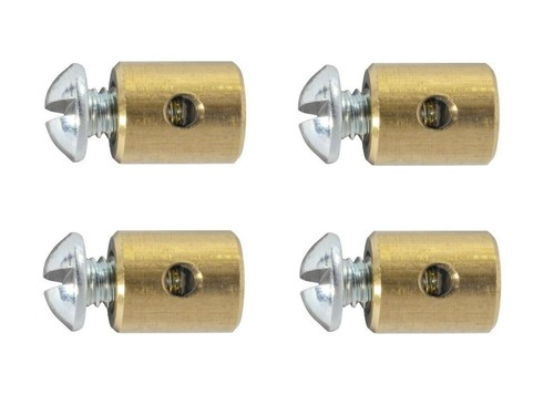 4 NOS SLOTTED HOOD/CARBURETOR CABLE STOPS! FOR CLASSIC CAR TRUCK WAGON ...