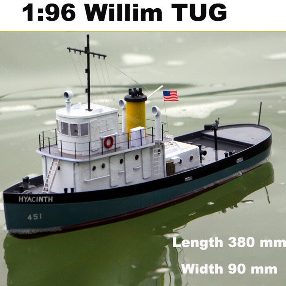 Willims Tug 308 mm Scale 1:96 RC Model Kit Tug Working Boat 2023 | eBay UK