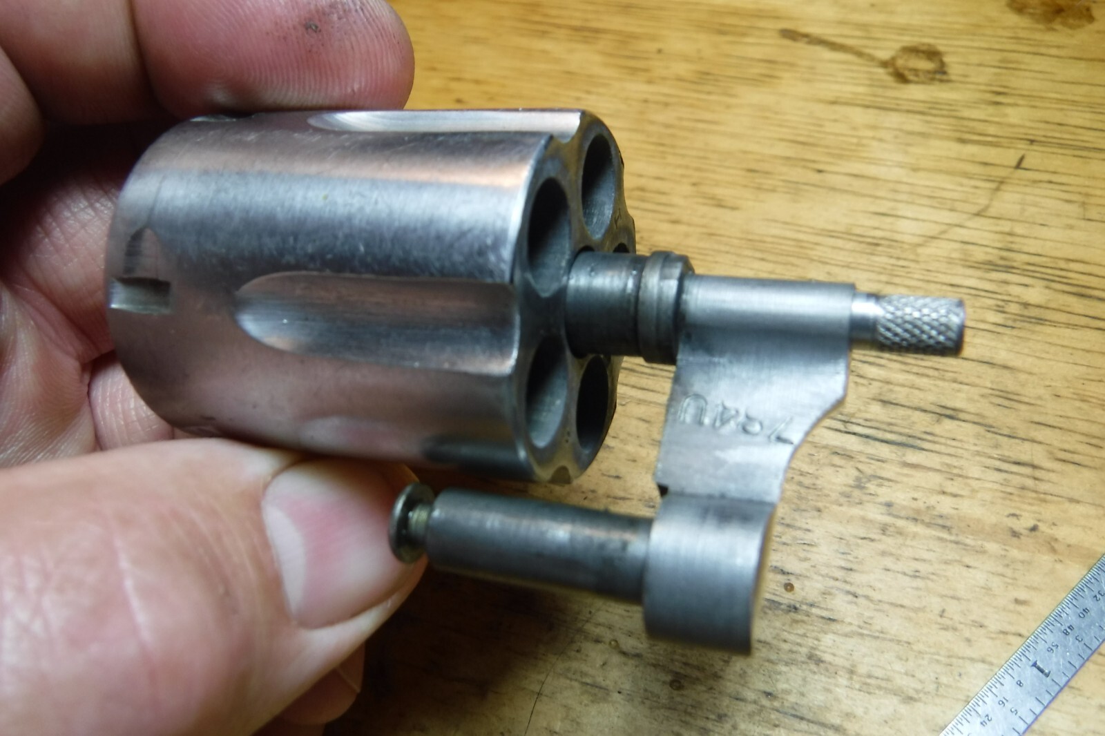 Rossi 88-2, 38 spel, Revolver Parts, Cylinder, Extractor Crane ...