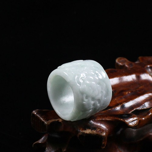 Certified Grade "A" Natural Green Jade Jadeite Ring USA 15.25 a6493 | eBay