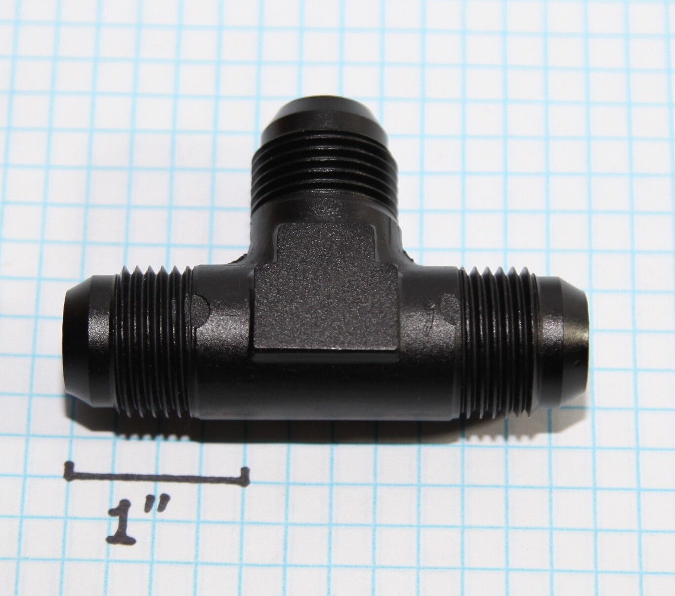 3-Way Tee T-Piece Fitting Adapter AN10 10-AN Male to 2X AN10 10-AN Male ...