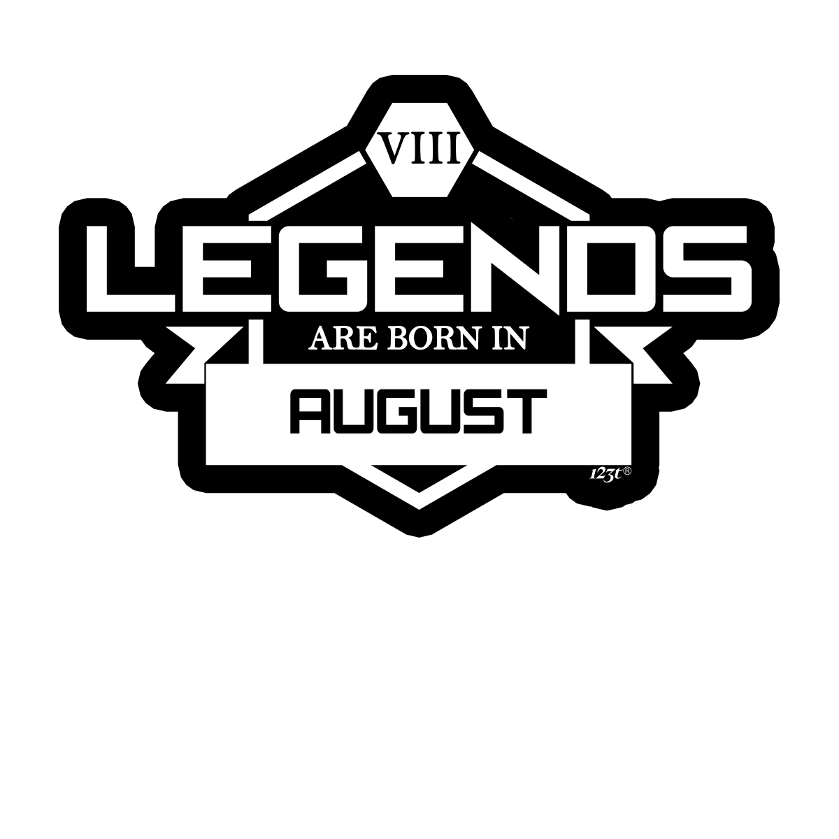 2 x Car Stickers - legends are born in august Decal Truck Bumper Window ...
