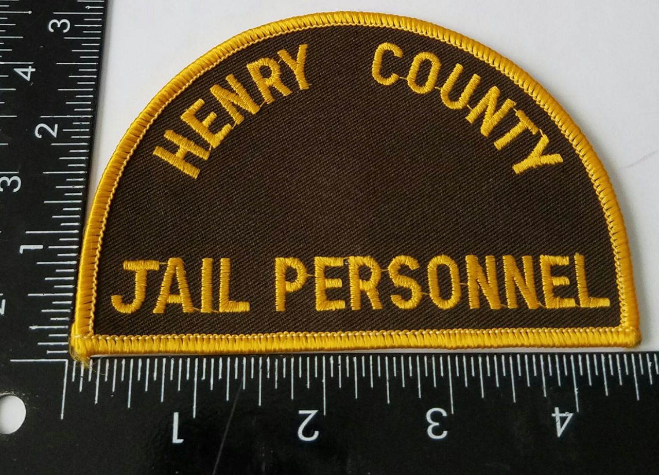 Henry County Jail Personnel Cloth Patch | eBay