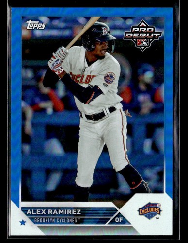 2023 Topps Pro Debut - Alex Ramirez #PD-182 Blue Foil /150 (RC) for ...