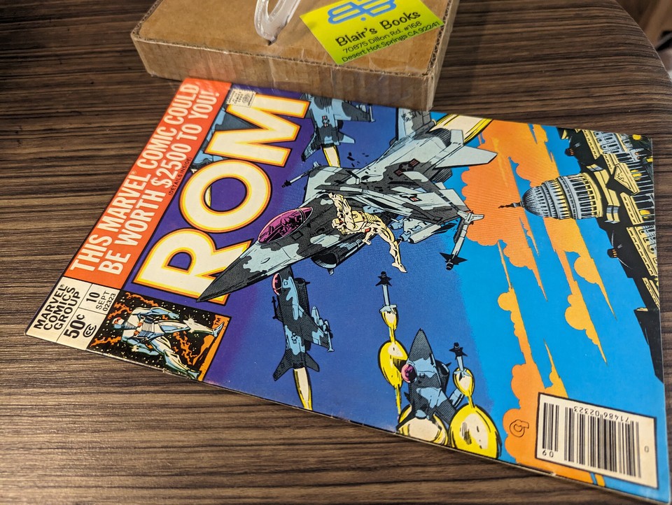 VINTAGE Marvel's ROM #10 *Newsstand* [1980] 9.2 NM-; Bill Mantlo & Sal ...