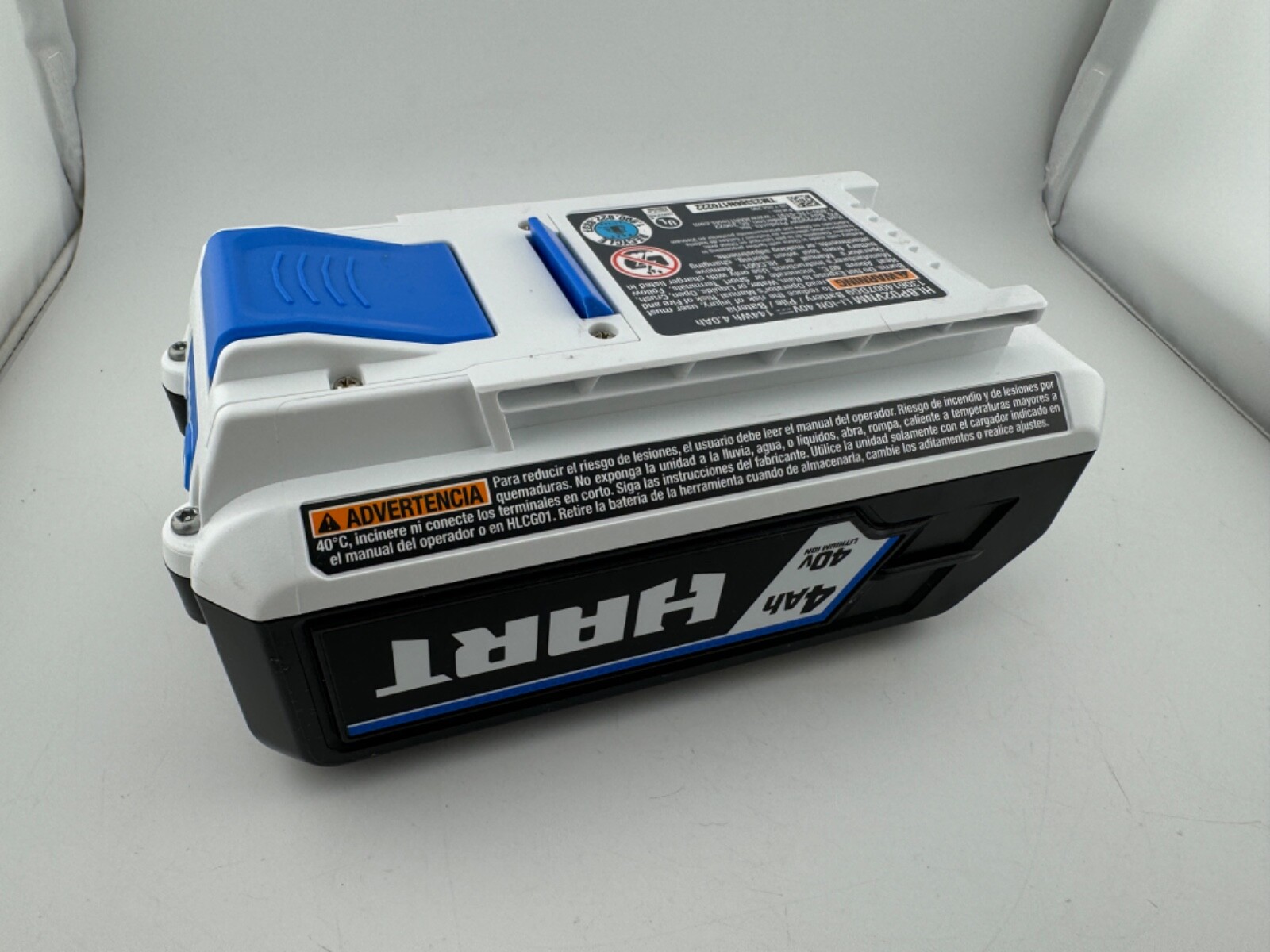 HART (HLBP02VNM) 40V 4 AH LITHIUM ION RECHARGEABLE BATTERY - WHITE | eBay