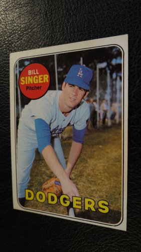 1969 TOPPS BASEBALL SET, #575 Bill Singer, Los Angeles Dodgers, EX ...