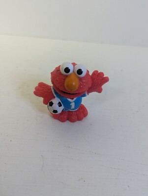 Sesame Street Workshop ELMO Figure Soccer PVC 2011 Hasbro 2.5" | eBay