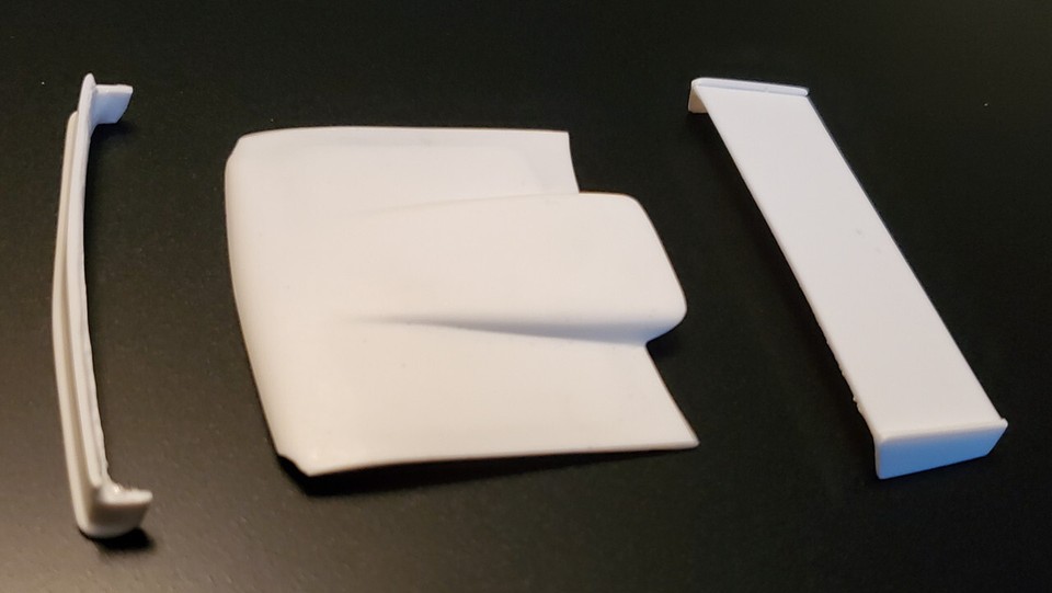 Resin Bubble Hood, Chin Spoiler, Rear Spoiler Wing '64, '65 Nova ...